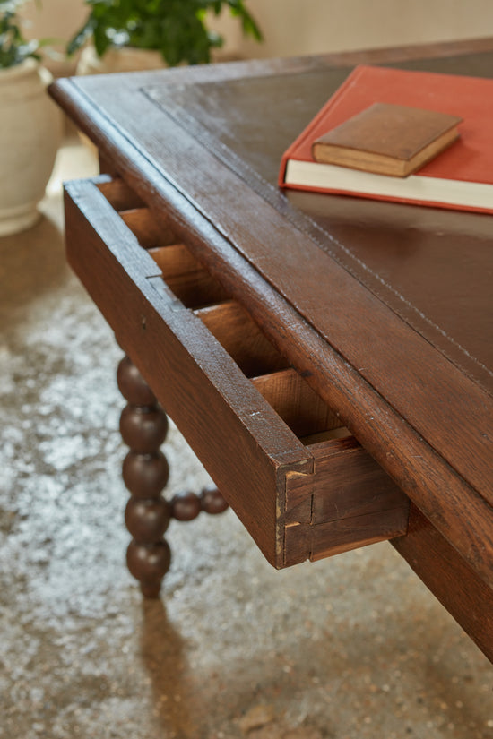 An Oak Louis XIII Bobbin Legged Desk – AlbionNord